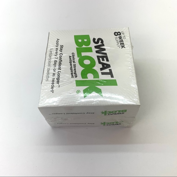 SweatBlock | Other | 2 Boxes Sweat Block Antiperspirant Towellettes ...